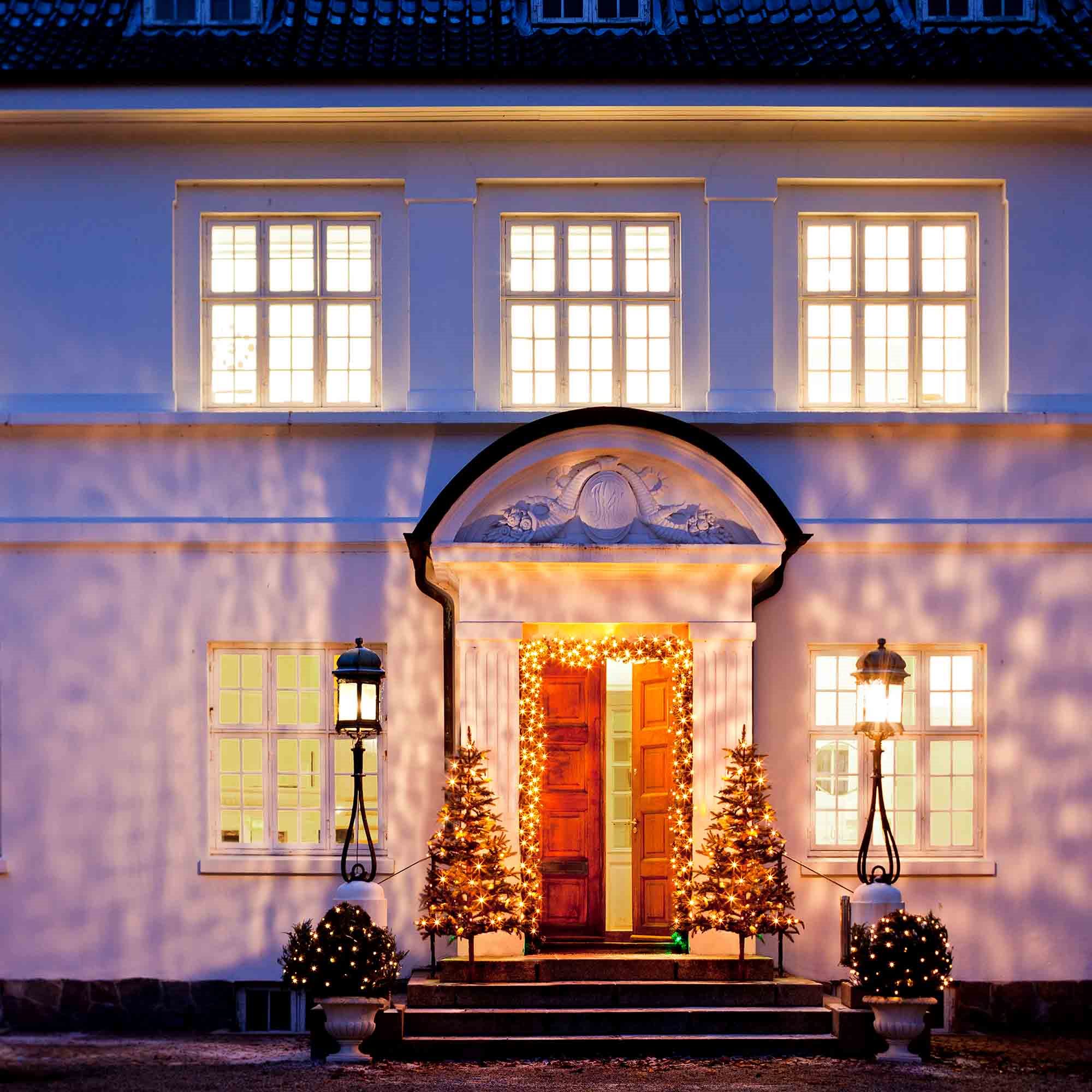 Sirius Tech-Line suppleringssæt -Cluster lyskæde med 180 LED'er i varm ...